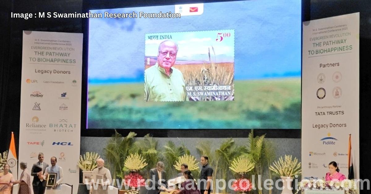 Celebrating 100 Years: Prof. M.S. Swaminathan Centenary Stamp Launched ...